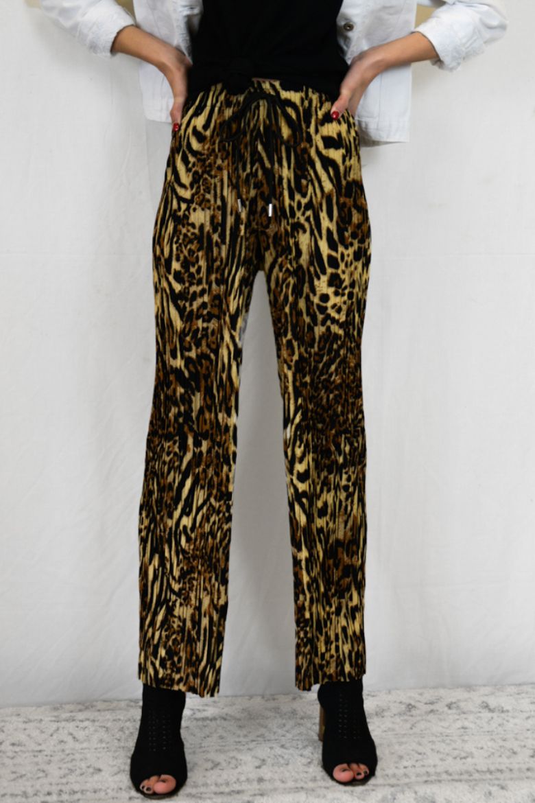 Pine Apparel | Cheetah Pleated Pant